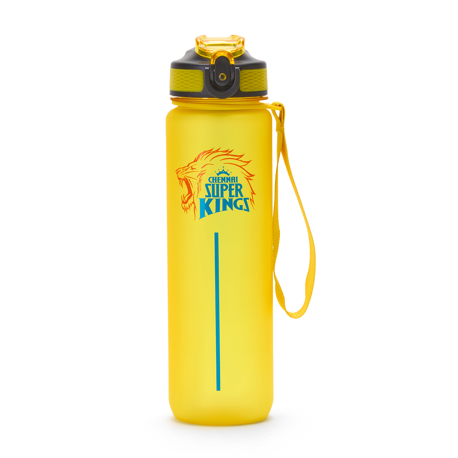 Official CSK 1 Ltr Motivational Bottle - Yellow