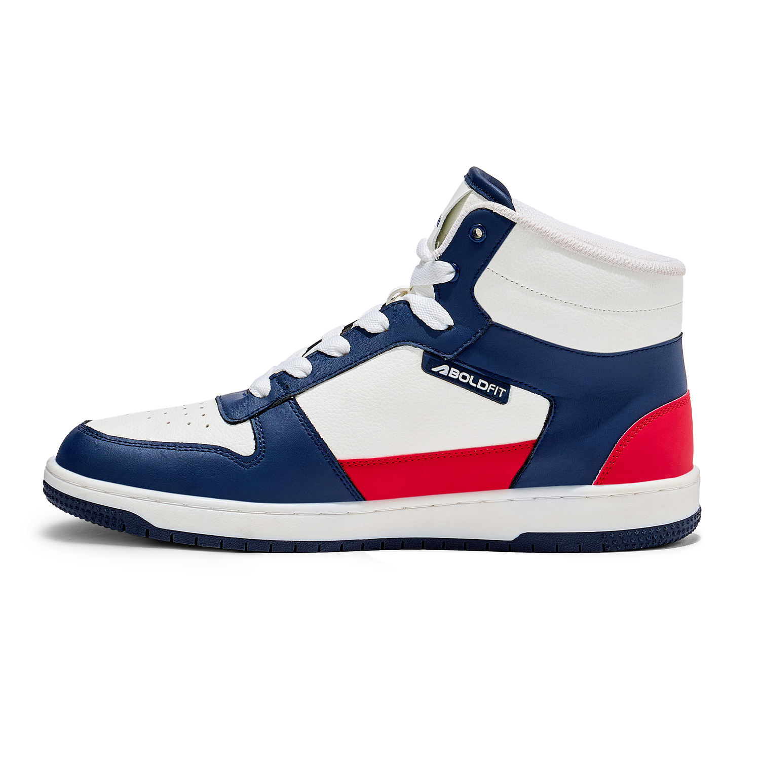 ZEON-X-MIDS NAVY RED MEN'S SNEAKER – Boldfit