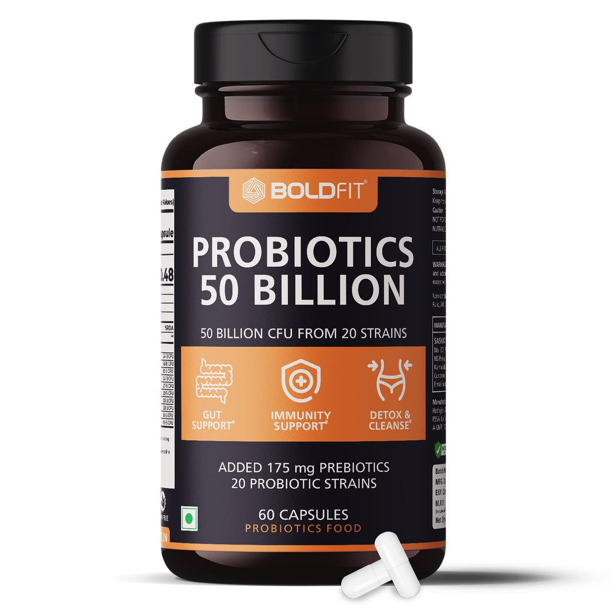 Probiotics 50 Billion CFU Gut Health Supplement
