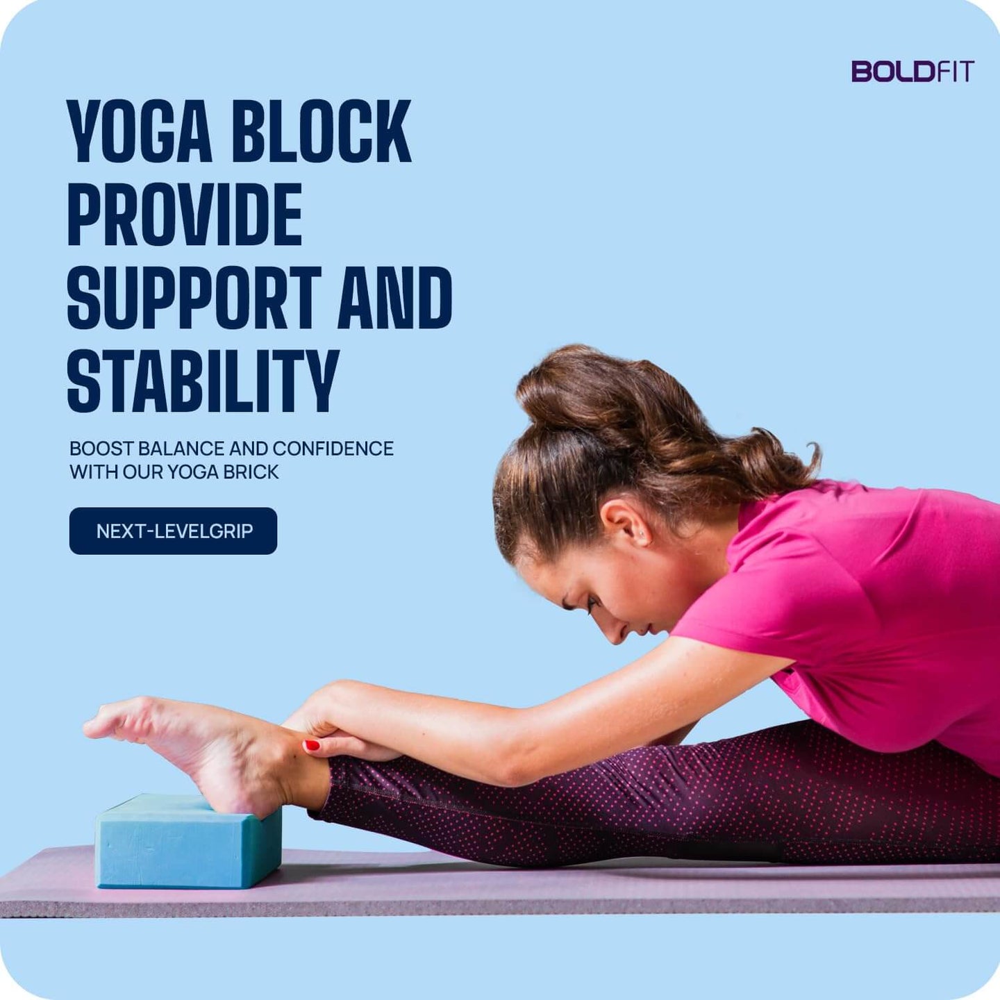 Yoga Block for Exercise – Boldfit