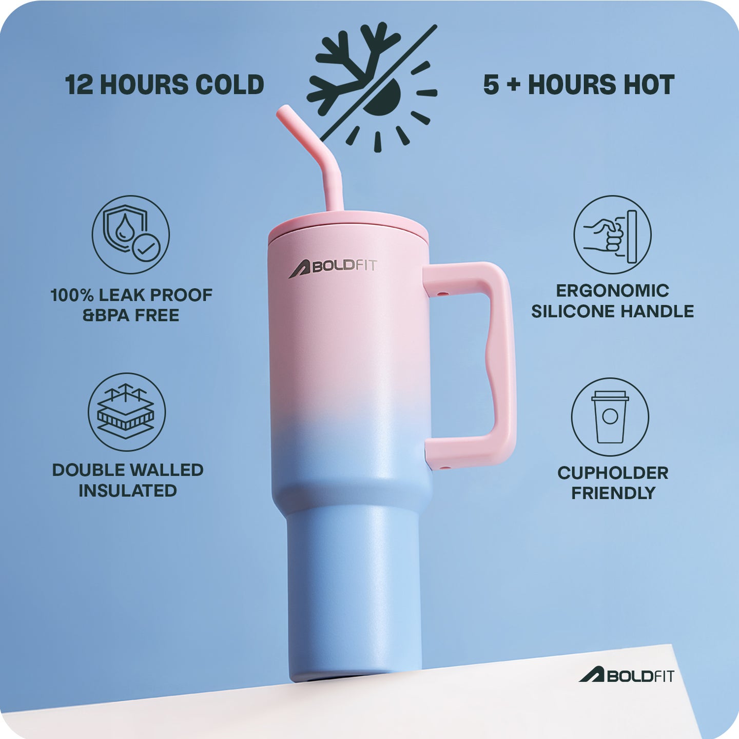 Cyclone Shaker 500ml - Tornado Black – Boldfit