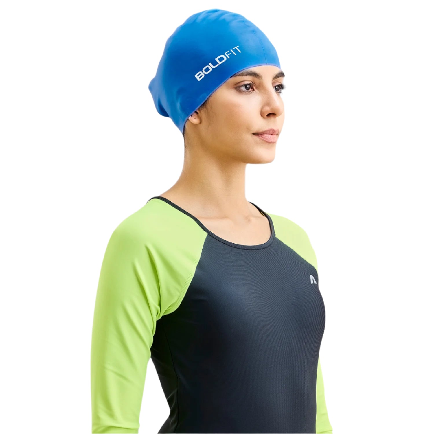 AquaFlex Swim Cap - Blue