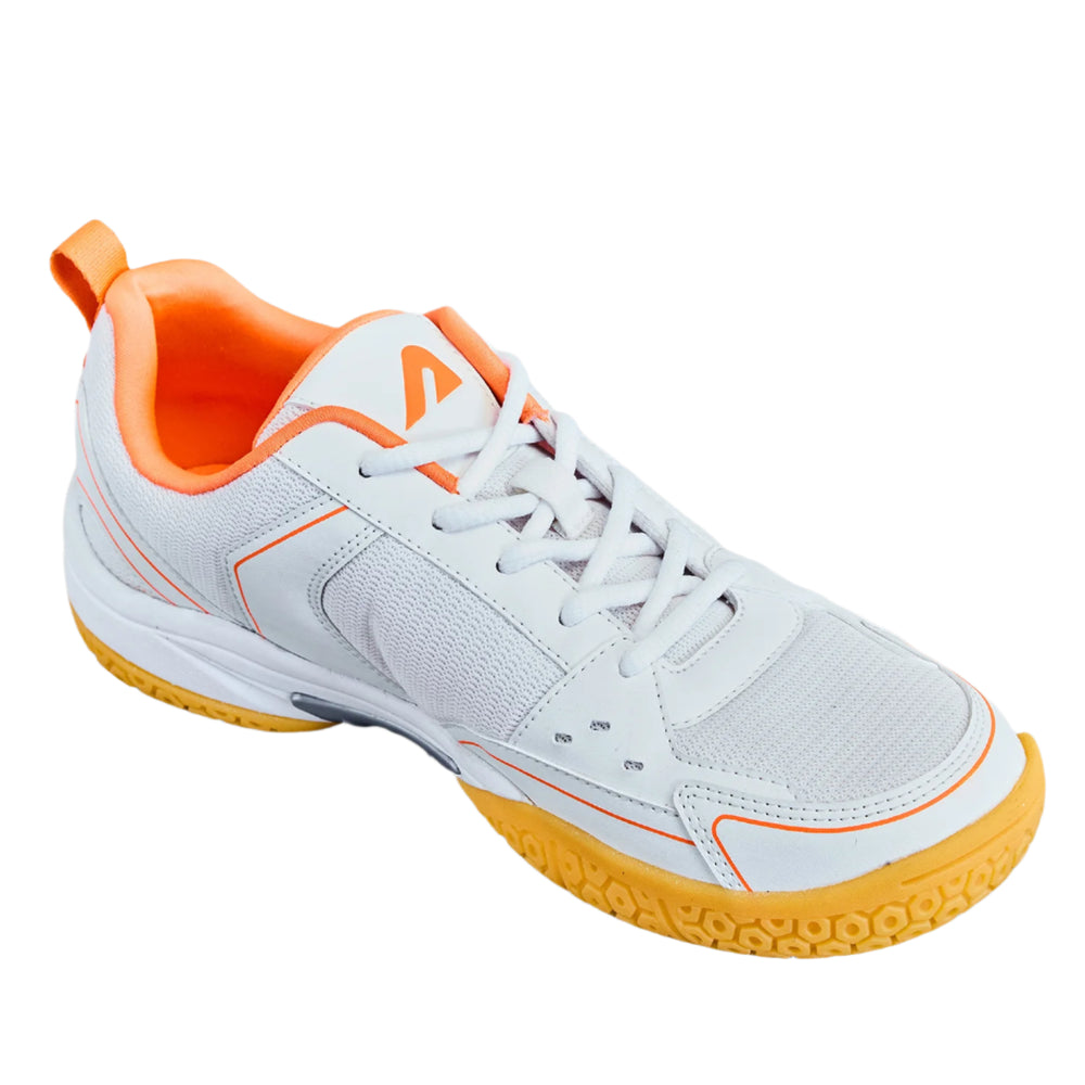 Archer Badminton Shoes - White/Orange