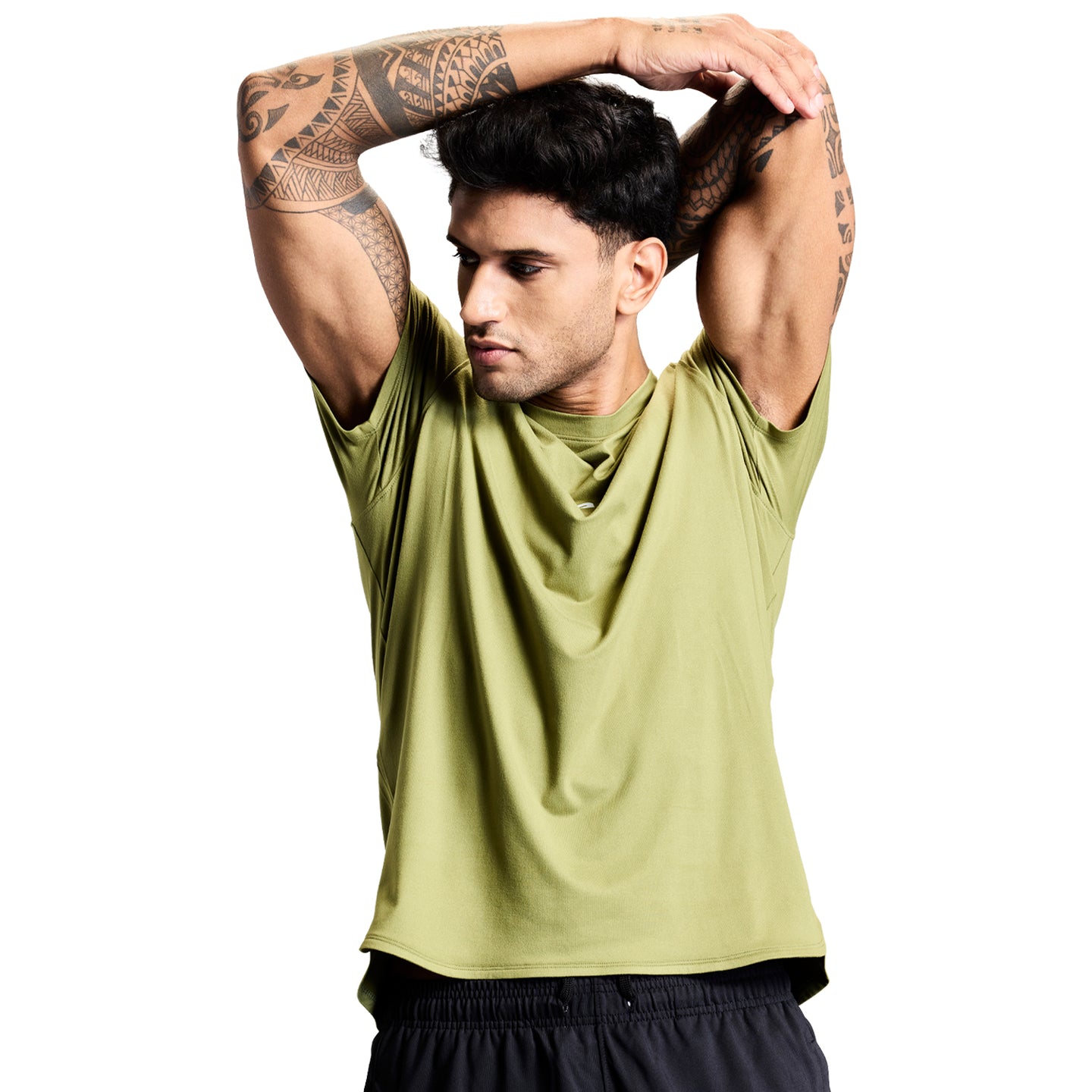 Intense Mens Tee - Olive – Boldfit
