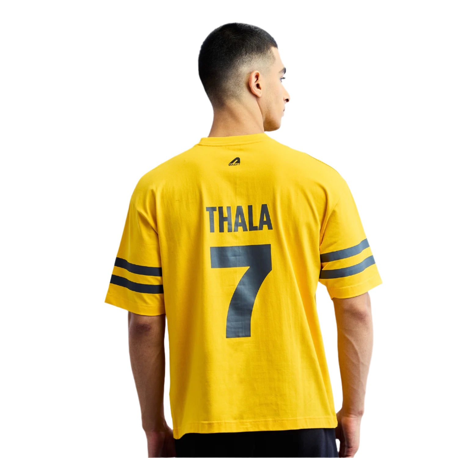 Official CSK Merch - Yellow Thala Men's Oversized T-shirt