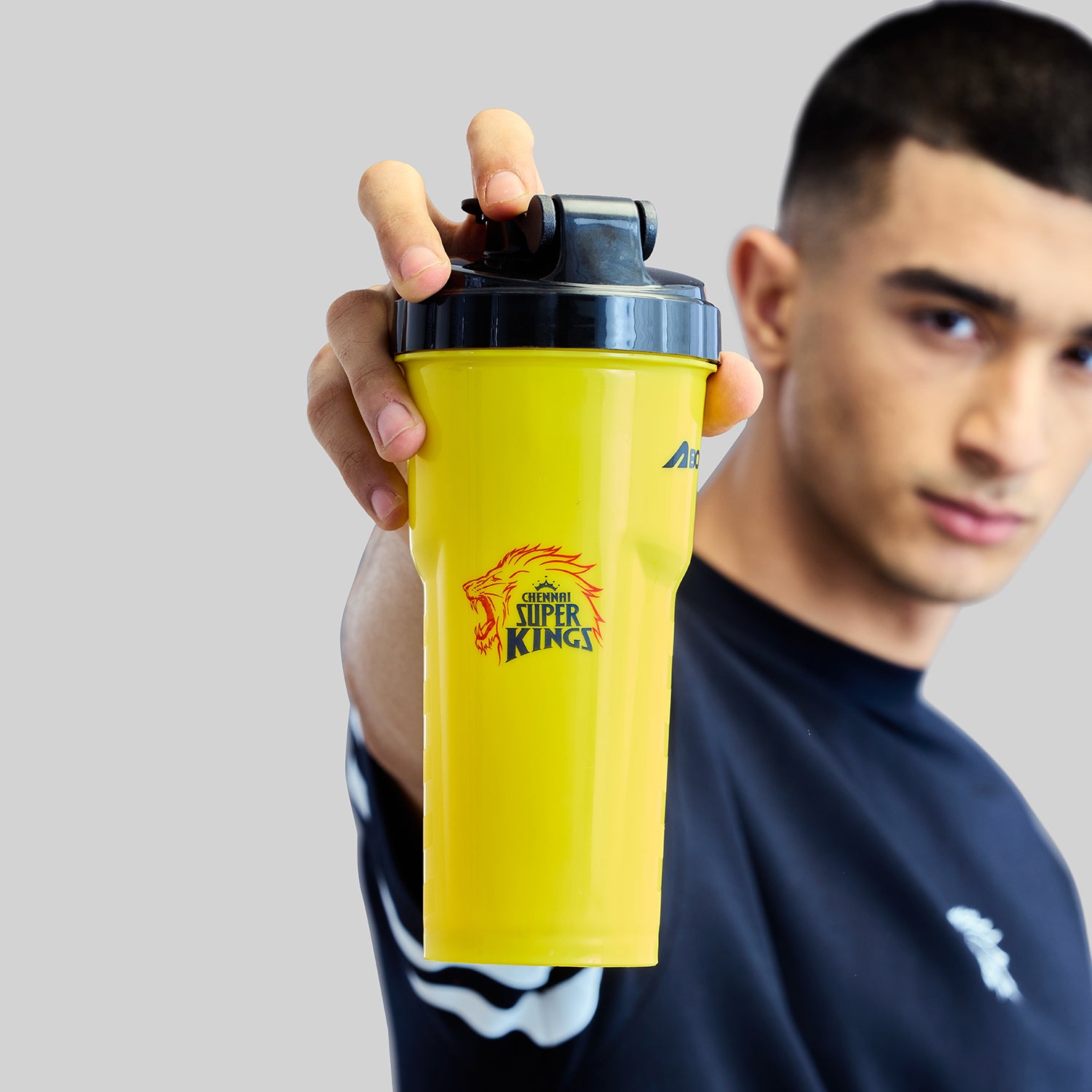 Official CSK Merch - Yellow-Black Gym Shaker