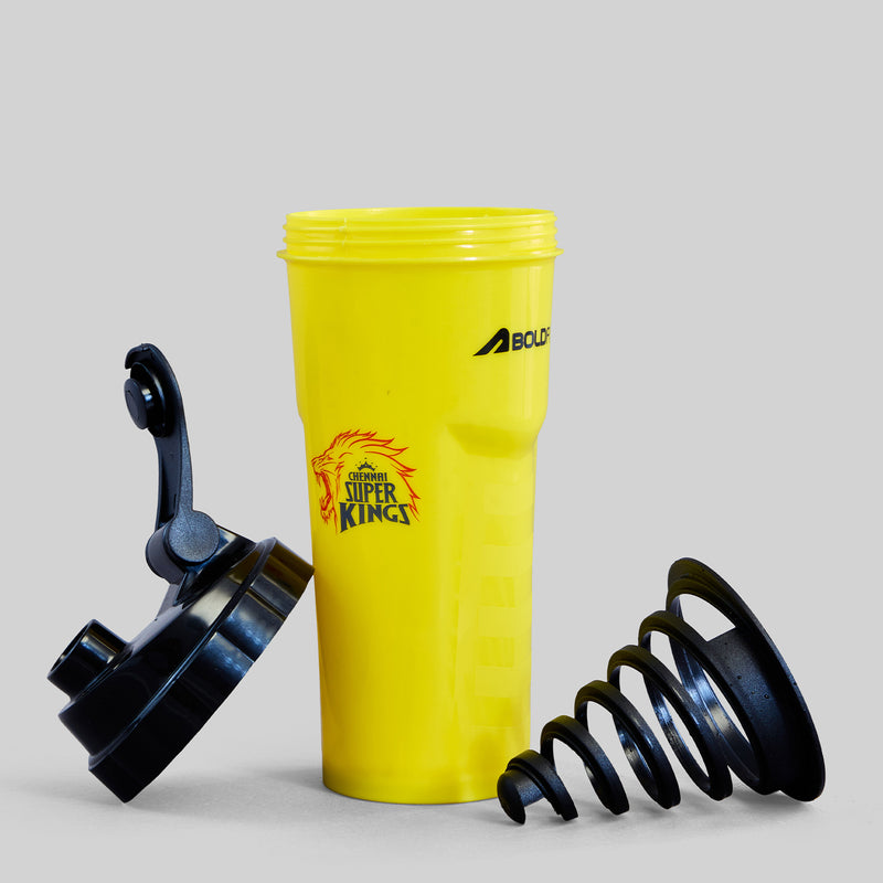 Official CSK Merch - Yellow-Black Gym Shaker