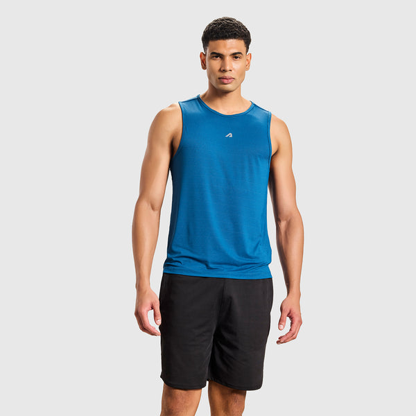 PowerLite Mens Training Vest Blue – Boldfit