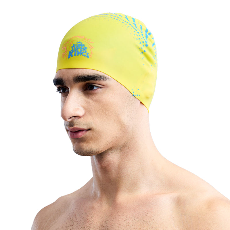 Official CSK Merch - Unisex Swimming Cap – Boldfit