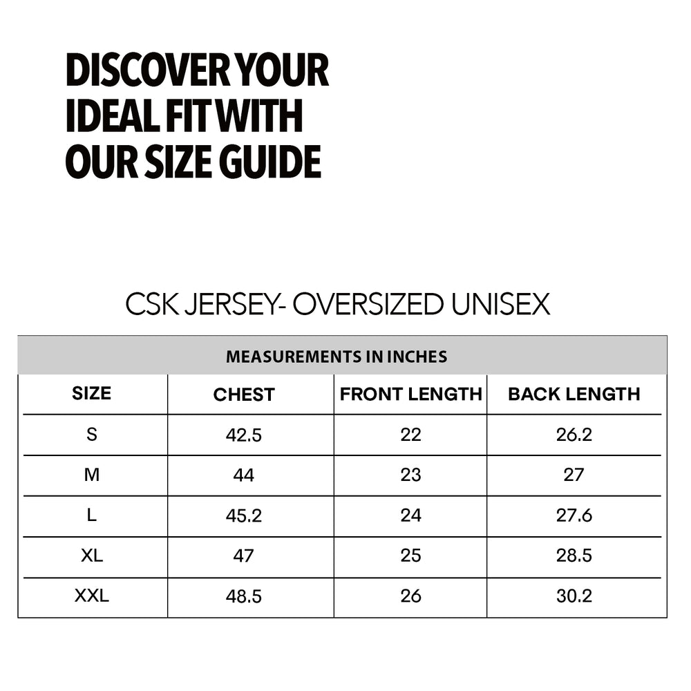 Official CSK Unisex Fan Merch- Black/Yellow – Boldfit